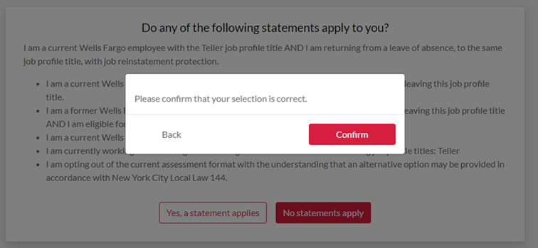 NYC Local Law 144 - Teller | Wells Fargo